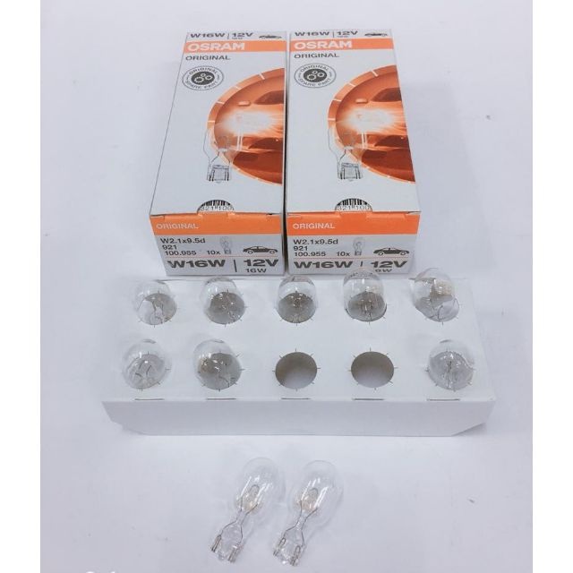 OSRAM 921 (925) W16W 12V 16W W2.1x9.5d Auto Bulbs (100% original OSRAM) | Shopee Malaysia
