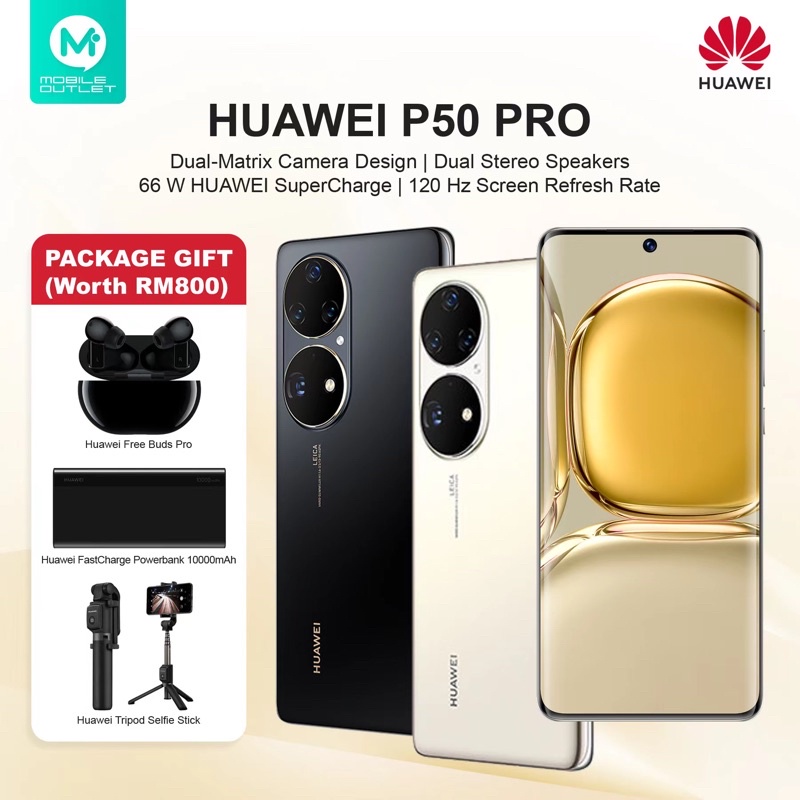 [MY Set] Huawei P50 Pro 8GB/256GB (1Year Warranty By Huawei Malaysia ...