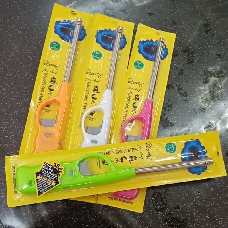 Refillable Kitchen Gas Lighter. Pemetik Api Dapur Gas. 厨房打火机 | Shopee ...