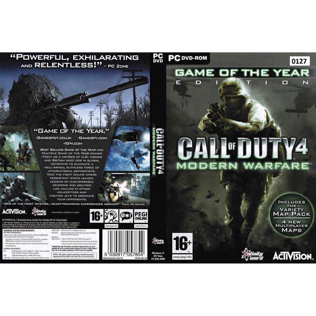 (PC DVD) Call Of Duty 4 Modern Warfare | Shopee Malaysia