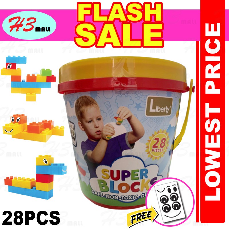 🎉FLASH SALE🎉 SUNTA Basic Creative Safety Building Block 28pcs FREE ...