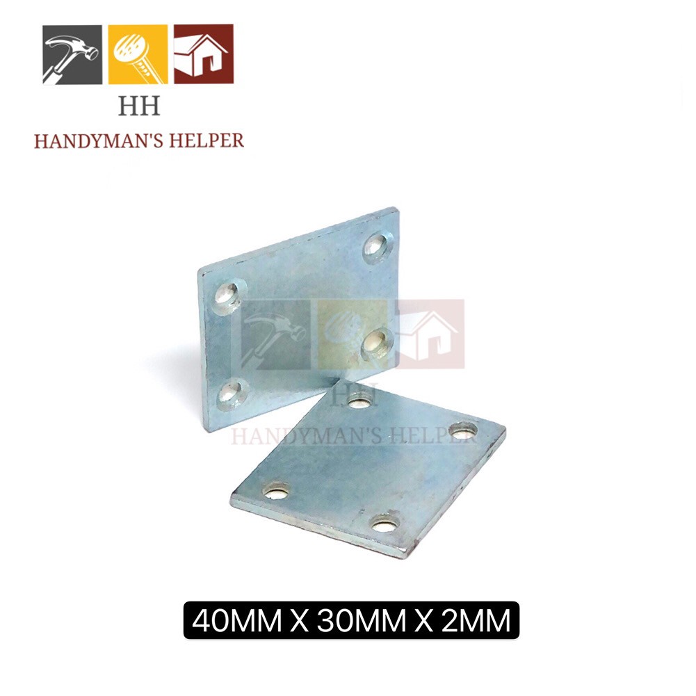 40MM X 30MM X 2MM SHELF BRACKET FLAT BRACKET STRAIGHT FLAT BRACKET ...