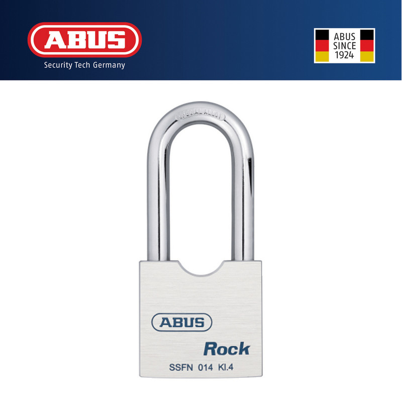 Abus 215/100 + 83/80HB100 Container Door Hasps With Padlock | Shopee ...