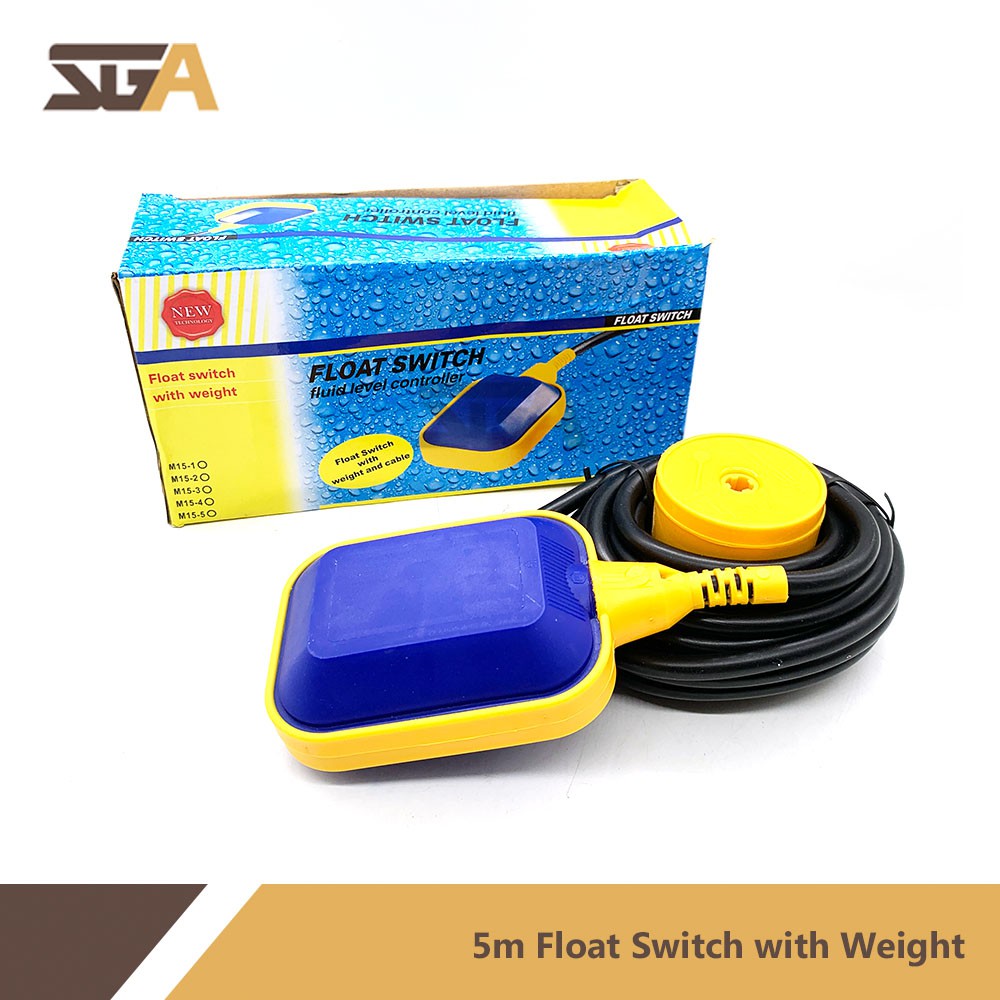 3 Meter / 5 Meter Float Switch with Weight & Cable, Water Level Switch, Fluid Level Controller ...