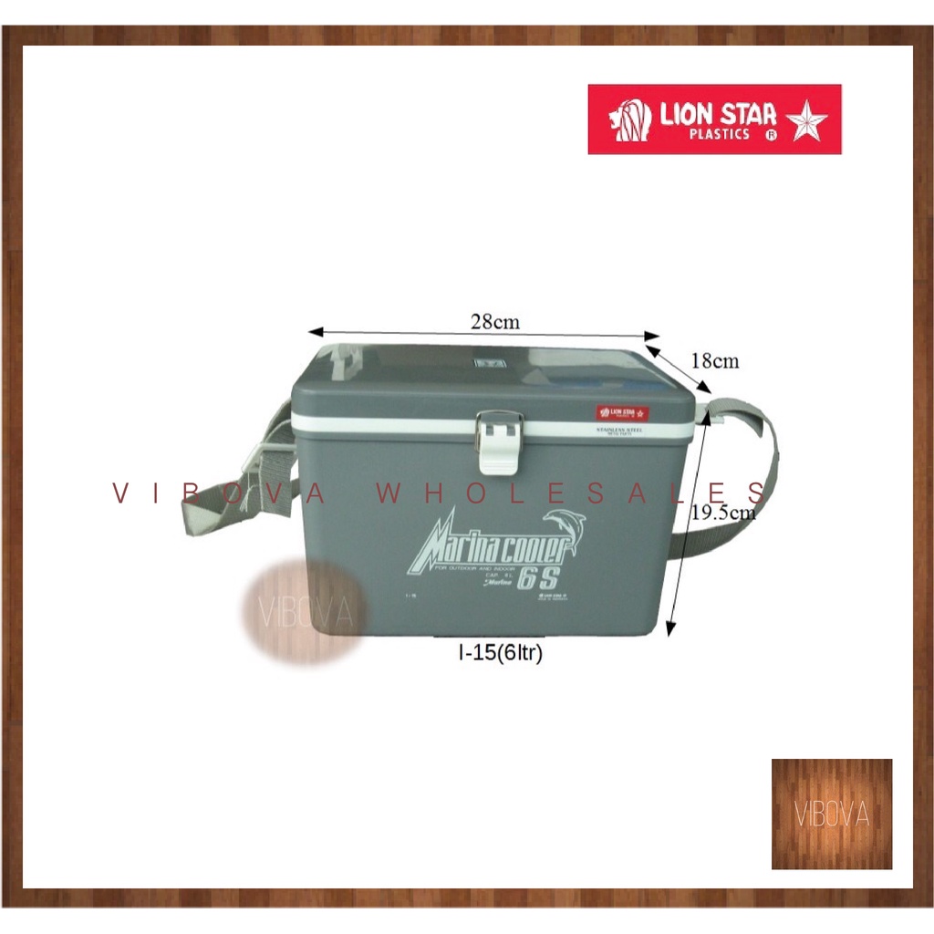5.5Ltr LION STAR - MARINA COOLER BOX [ I-15 ] 5.5Ltr | Shopee Malaysia