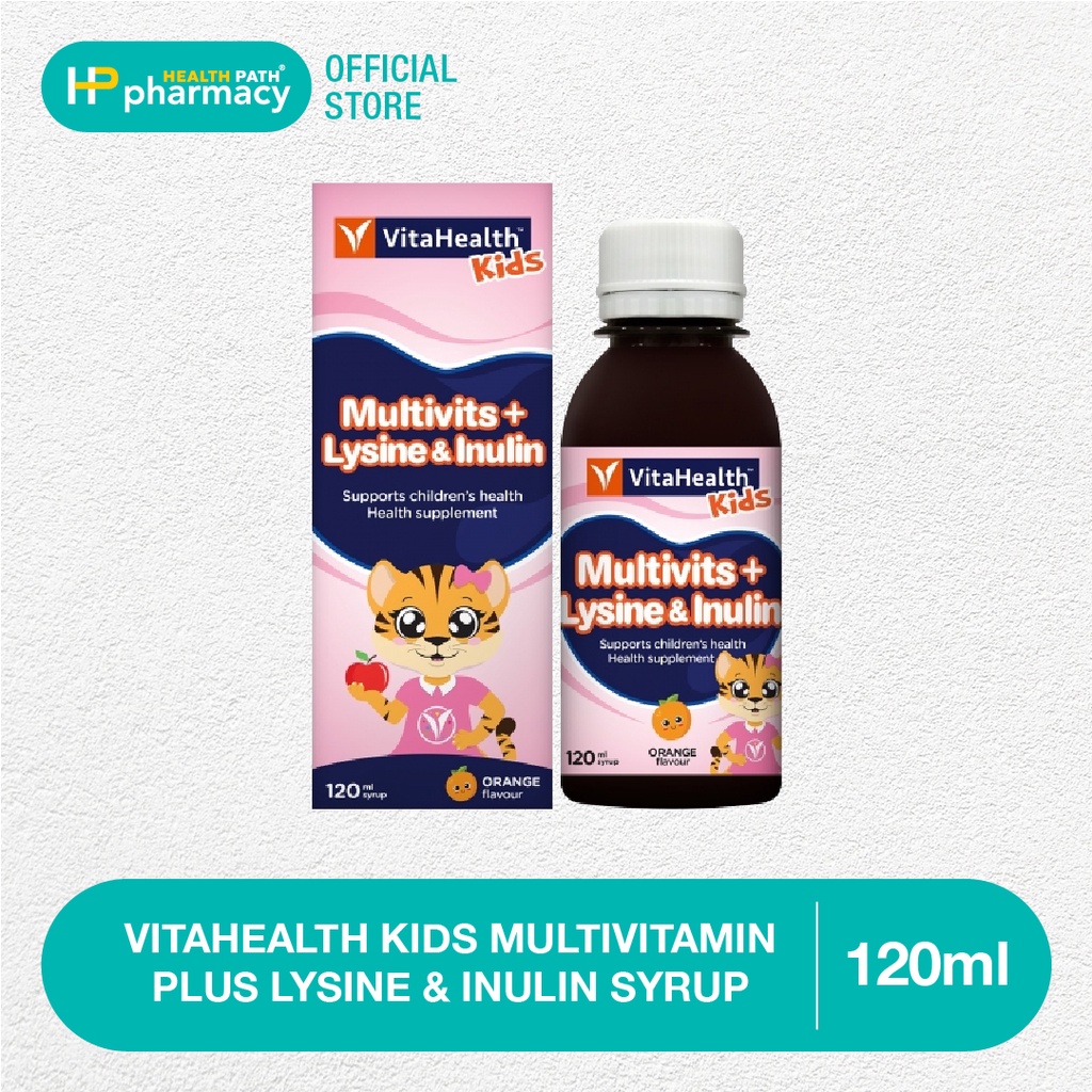 VitaHealth / Vita Health Kids Multivitamin Plus Lysine & Inulin Syrup ...