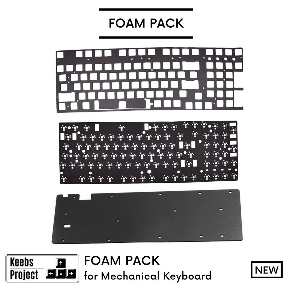[READY STOCK] Mechanical Keyboard Poron Foams Packs | Poron plate foam ...