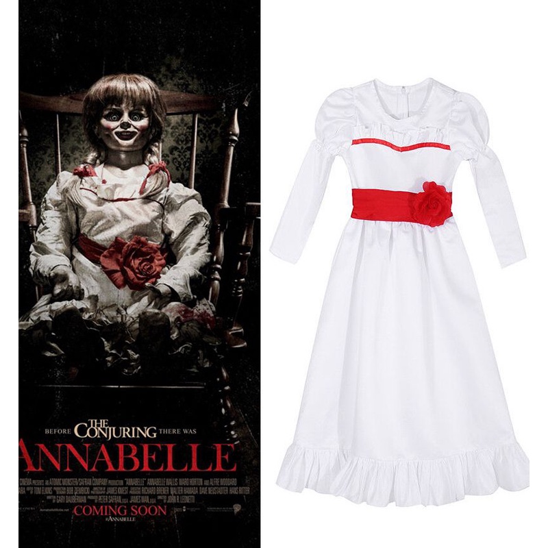 Creation Annabelle White Dress - Ideal Halloween Costume | Shopee Malaysia