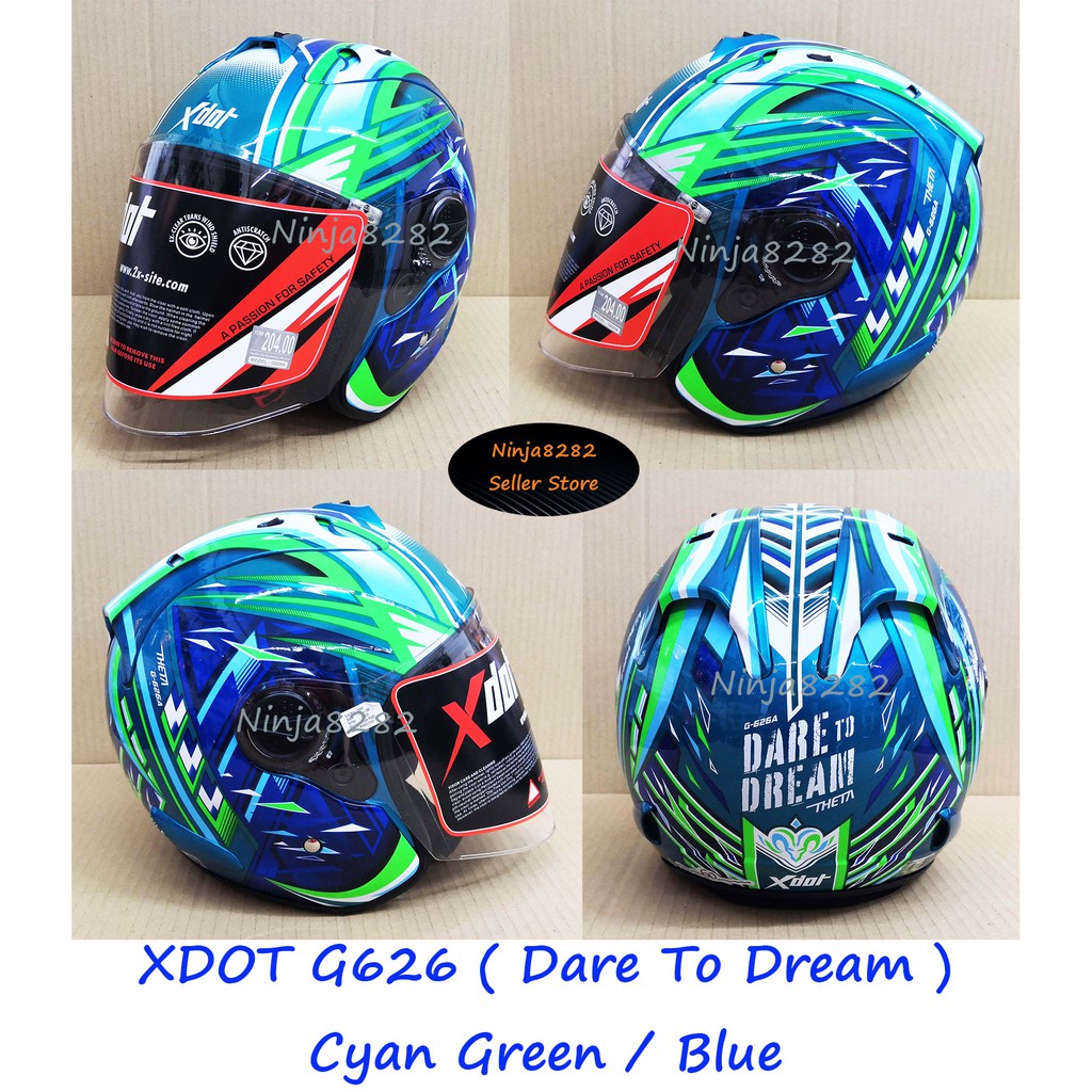 Xdot X-dot Helmet G626 - Dare To Dream ( L / XL ) BELL ARC TSR KYT ...