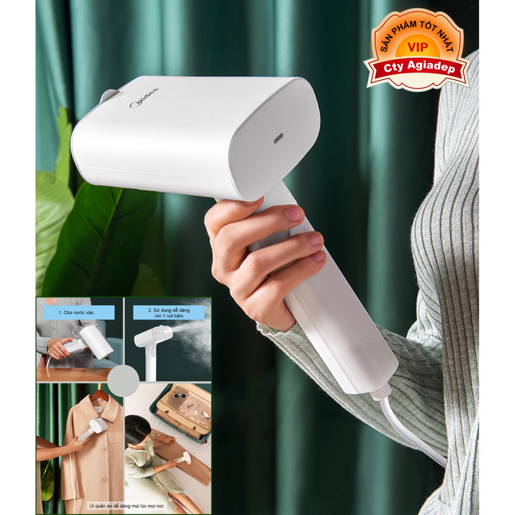 Genuine travel iron - Midea premium mini steam iron (Milk White ...