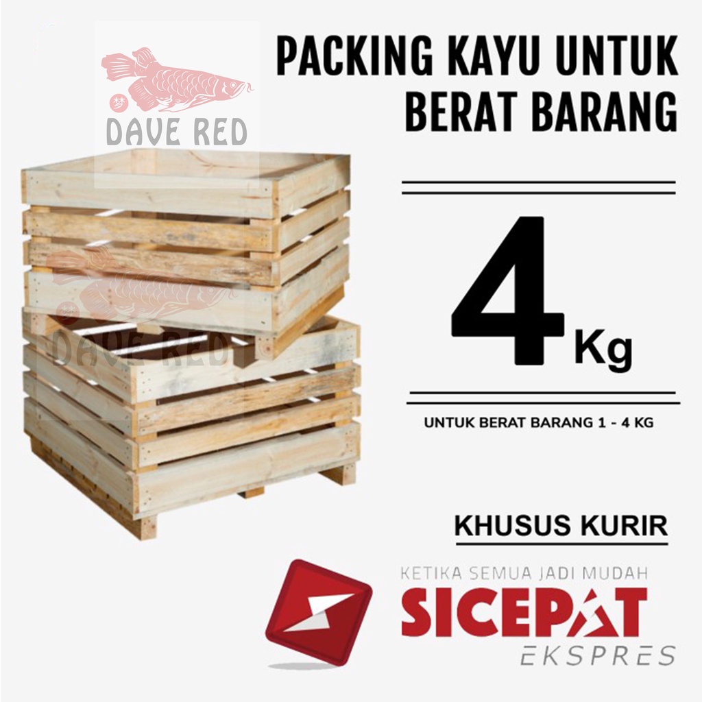 KAYU Wooden packaging by Sicepat, safely reaches its destination ...
