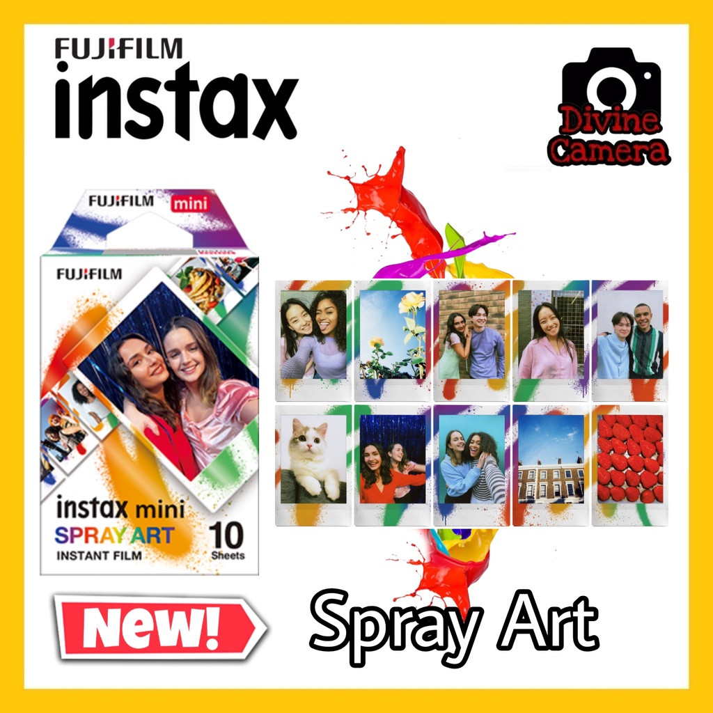 FUJIFILM INSTAX Mini Spray Art Film (10 Exposures) | Shopee Malaysia