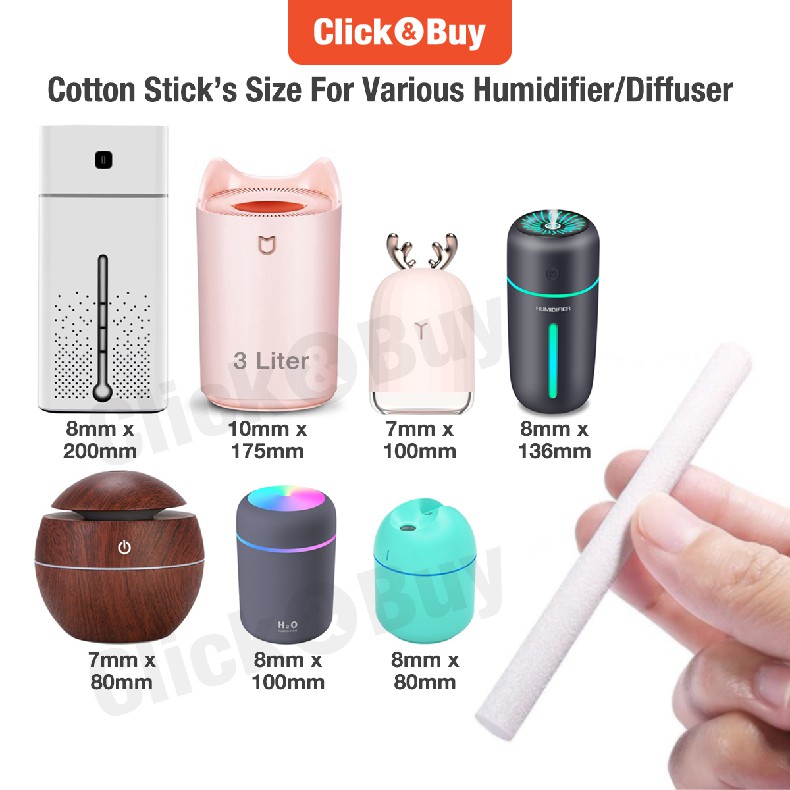 Humidifier Filter Replacement Humidifier Sponge Stick Air Diffuser ...