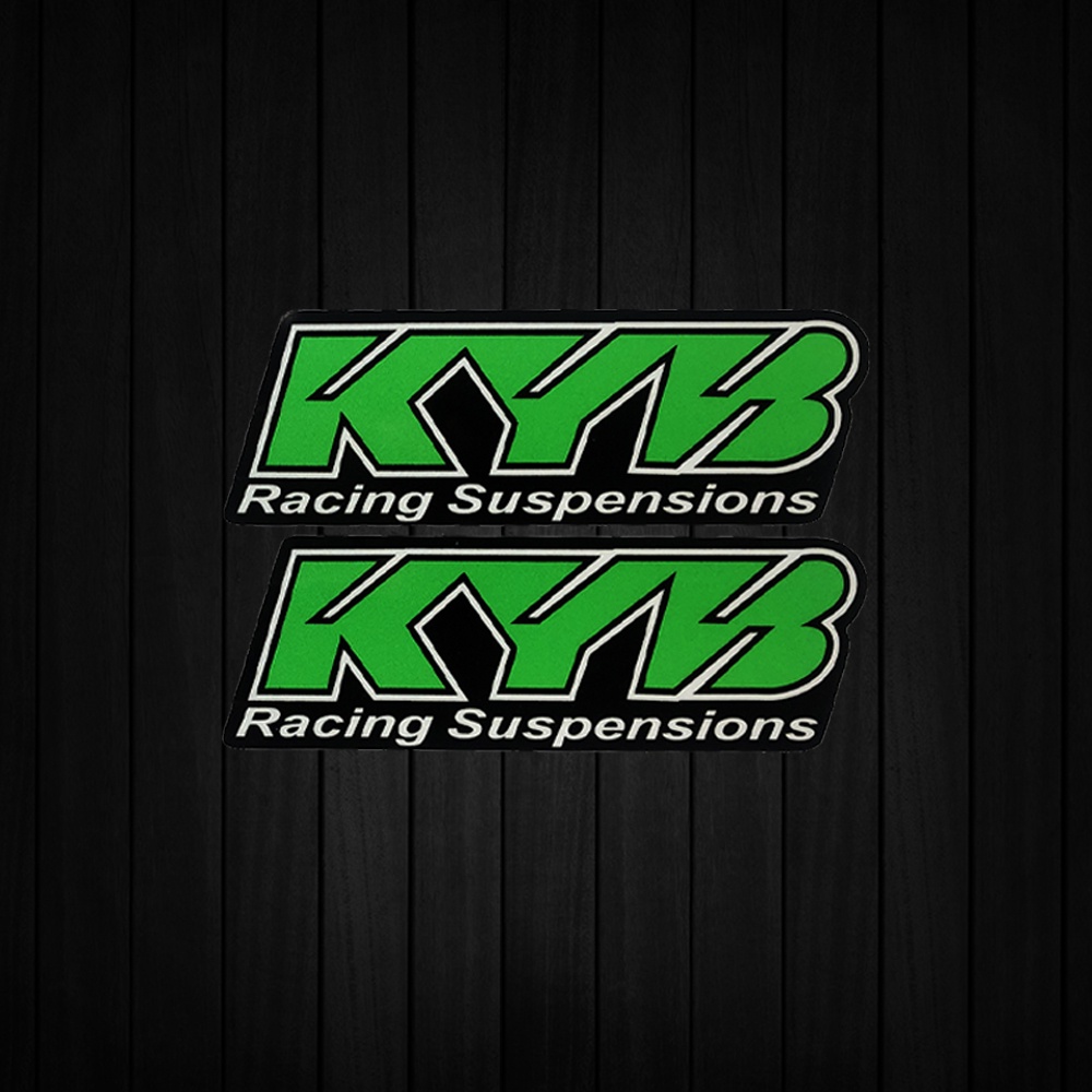 2PCS/KYB Reflective Fork Sticker Suspension Shocker Damper Decal ...