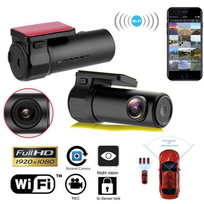 READY STOCK Mini HD 1080P ETTRO Dash Cam Car Camera Wifi Car DVR Camera ...