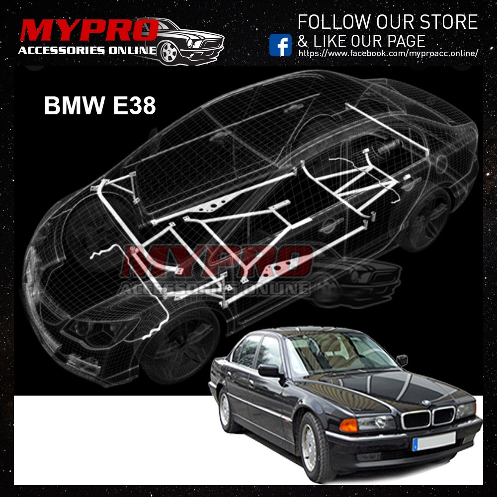 BMW E38 (728i) 2.8 (2WD)100%Original Ultra Racing Bar ( FULLSET Ultra ...