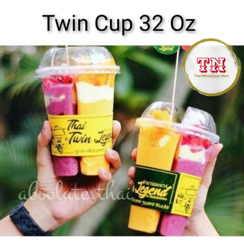 🔥50 pcs🔥 Cup Twin 32oz (CUP BERKEMBAR / TWIN CUP) | Shopee Malaysia
