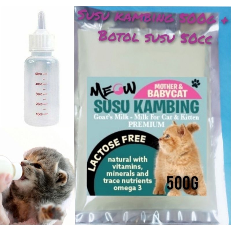 SUSU KUCING / SUSU POWDER UNTUK IBU&ANAK KUCING /SUSU KAMBING PREMIUM ...