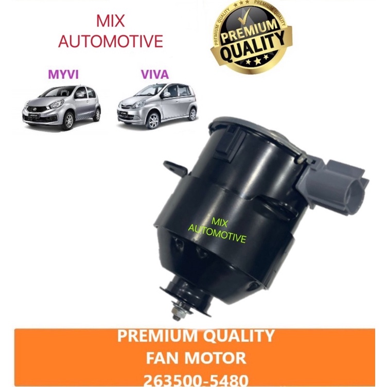 ( PREMIUM QUALITY ) RADIATOR FAN MOTOR 263500-5480 - PERODUA MYVI OLD ...