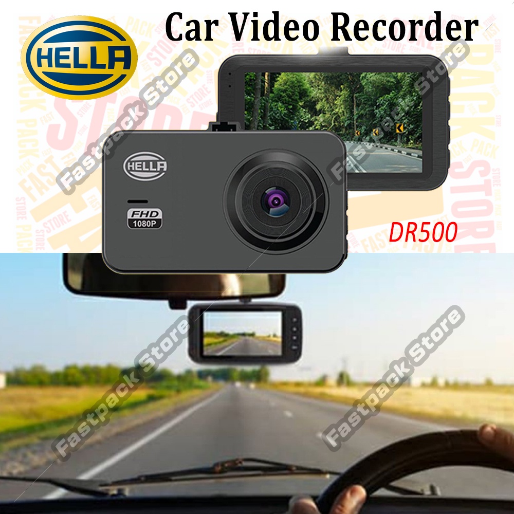 3'' HELLA Car Video Recorder Hella Driving Video Recorder DVR LCD ...