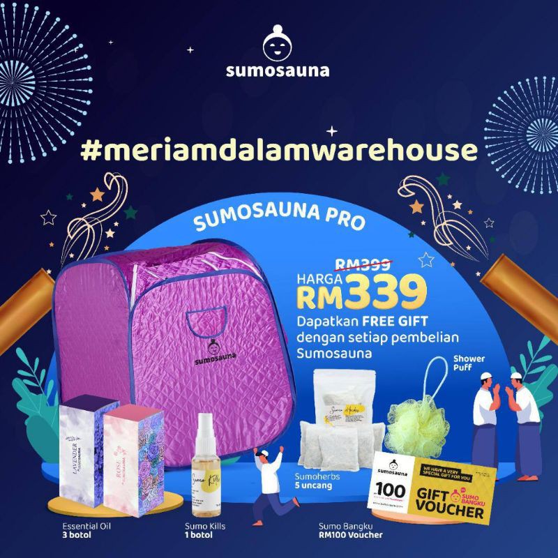 SUMOSAUNA PRO 2022 + EXTRA FREE GIFT (READY STOCK) | Shopee Malaysia