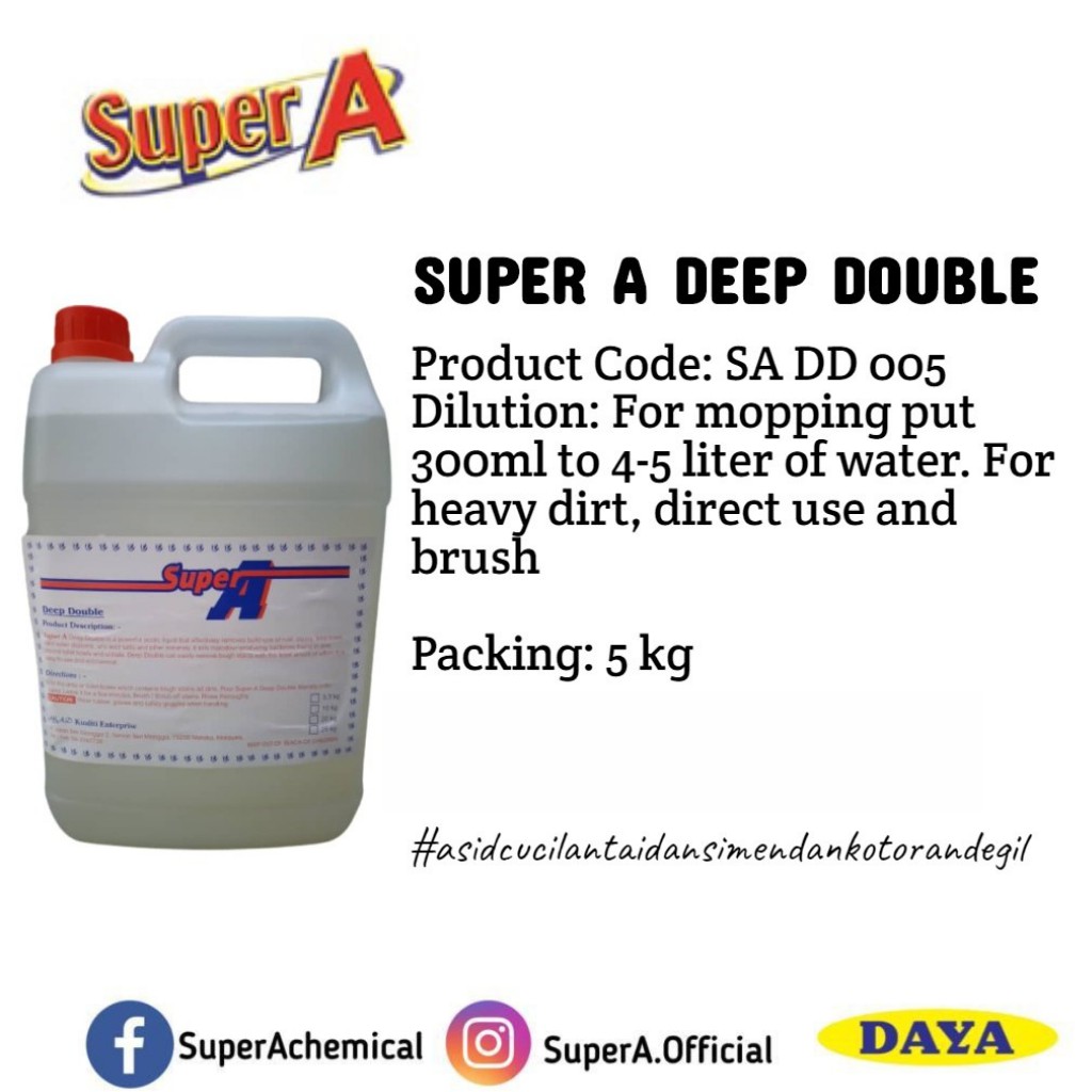 Super A Deep Double 5 KG [ACID] | Shopee Malaysia