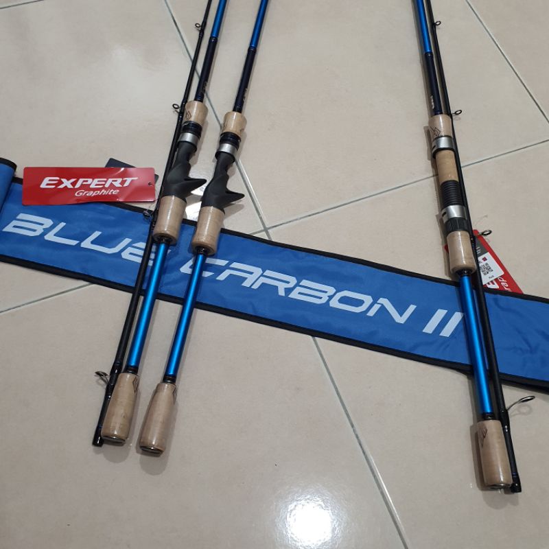 Expert Graphite Blue Carbon II 2 NEW 2021 Bait Casting & Spinning Rod ...