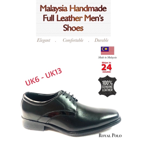 KASUT KULIT LELAKI LACE UP FORMAL MEN SHOES FULL LEATHER MEN SHOES MEN ...