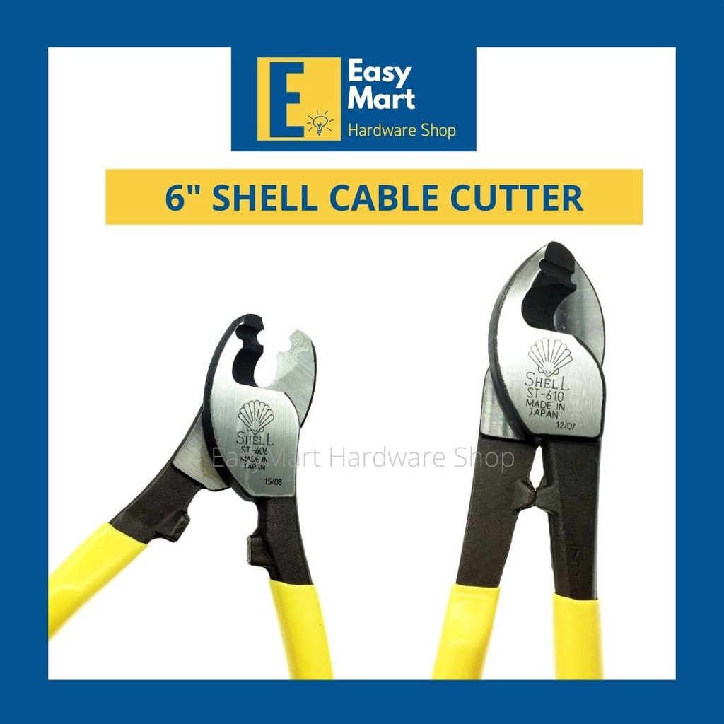 [𝐑𝐄𝐀𝐃𝐘 𝐒𝐓𝐎𝐂𝐊] 𝟔" 𝐒𝐡𝐞𝐥𝐥 𝐂𝐚𝐛𝐥𝐞 𝐂𝐮𝐭𝐭𝐞𝐫 (𝟏𝟓𝟎𝐦𝐦) | Shopee Malaysia