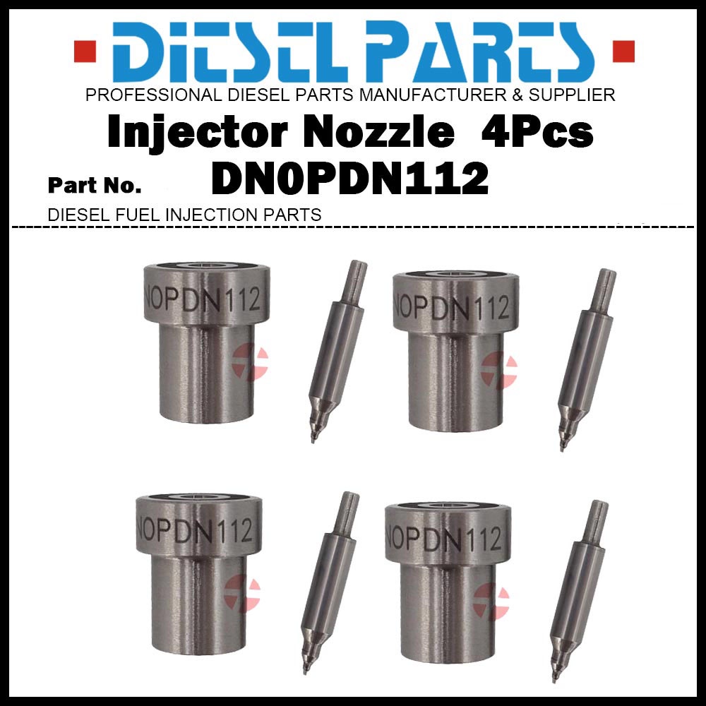 4Pcs Diesel Fuel Injector Nozzle 105007-1120 DN0PDN112 NP-DN0PDN112 for ...