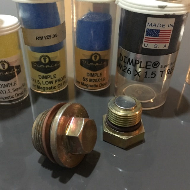 Magnetic Drain Plugs by Dimple® Made in USA | Shopee Malaysia