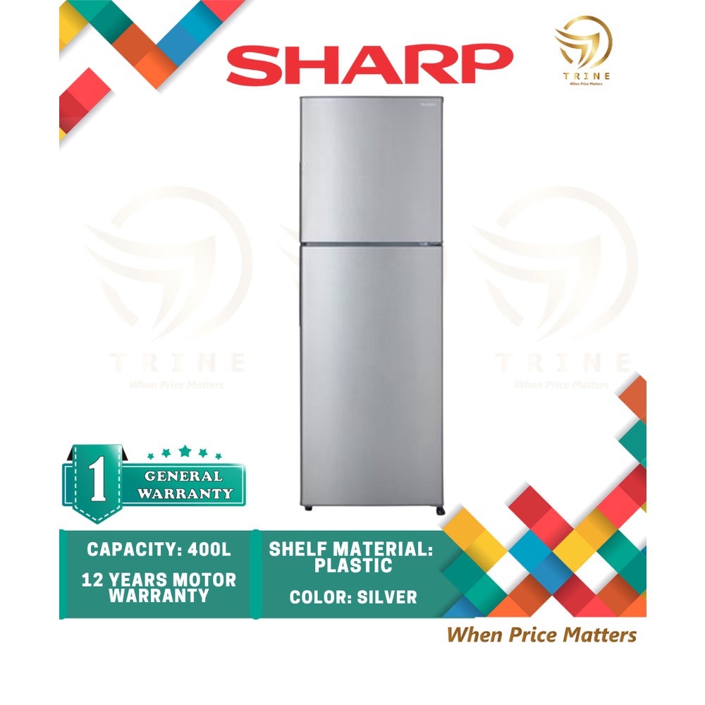 (DELIVERY BY OWN TRANSPORT AT KLANG VALLEY) SHARP 2 DOOR 400L SMILE ...