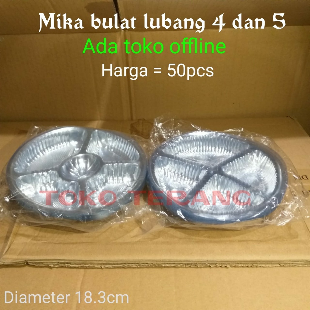 Round mica block hole 4 (50pcs) / round mica block hole 5 (50pcs ...