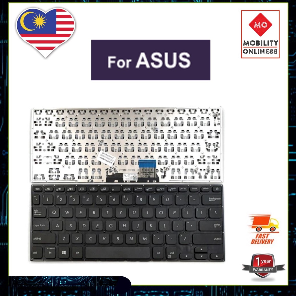 ASUS S430 A430 Laptop Keyboard | Shopee Malaysia