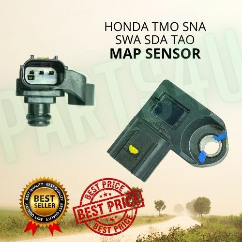 MAP SENSOR 3 PIN HONDA CITY TMO T9A, ACCORD SDA TAO T2A, CIVIC TRO SNA ...