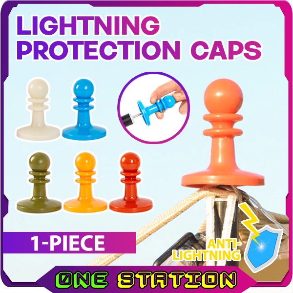 Camping Tent Lightning Proof Cap Outdoor Anti-Thunder Protection Cap ...