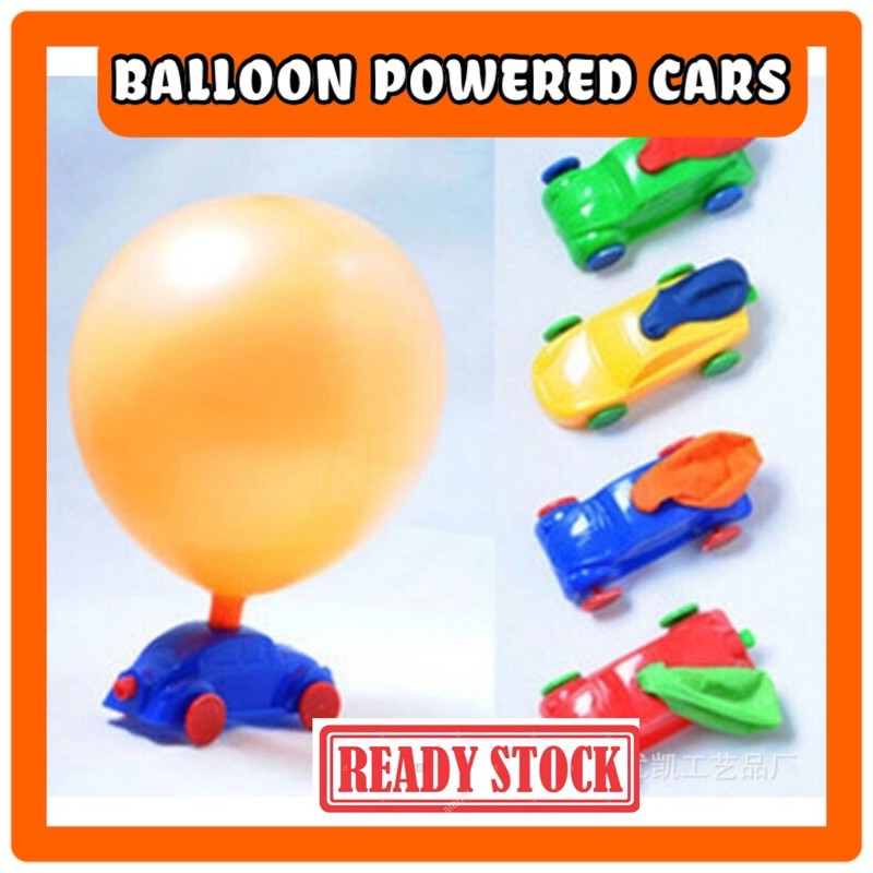 🔥BALLOON POWERED KIDS TOY CARS/Kereta Mainan Kanak-kanak Berkuasa Angin ...