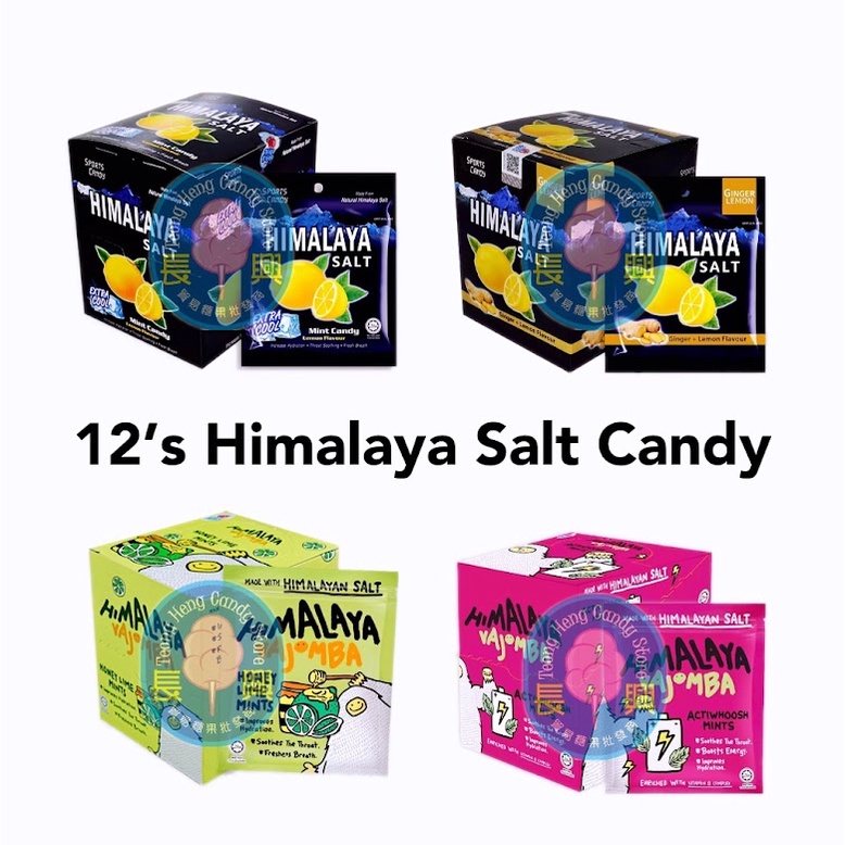 (12's X 15gm) Big Foot Himalaya Salt Candy-Extra Cool Lemon / Ginger ...