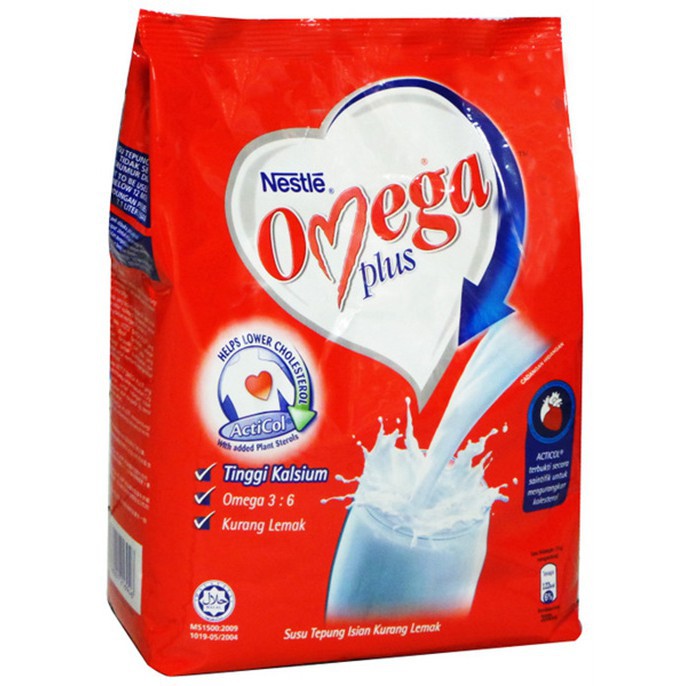 Omega Plus Milk Powder 600g/1kg | Shopee Malaysia