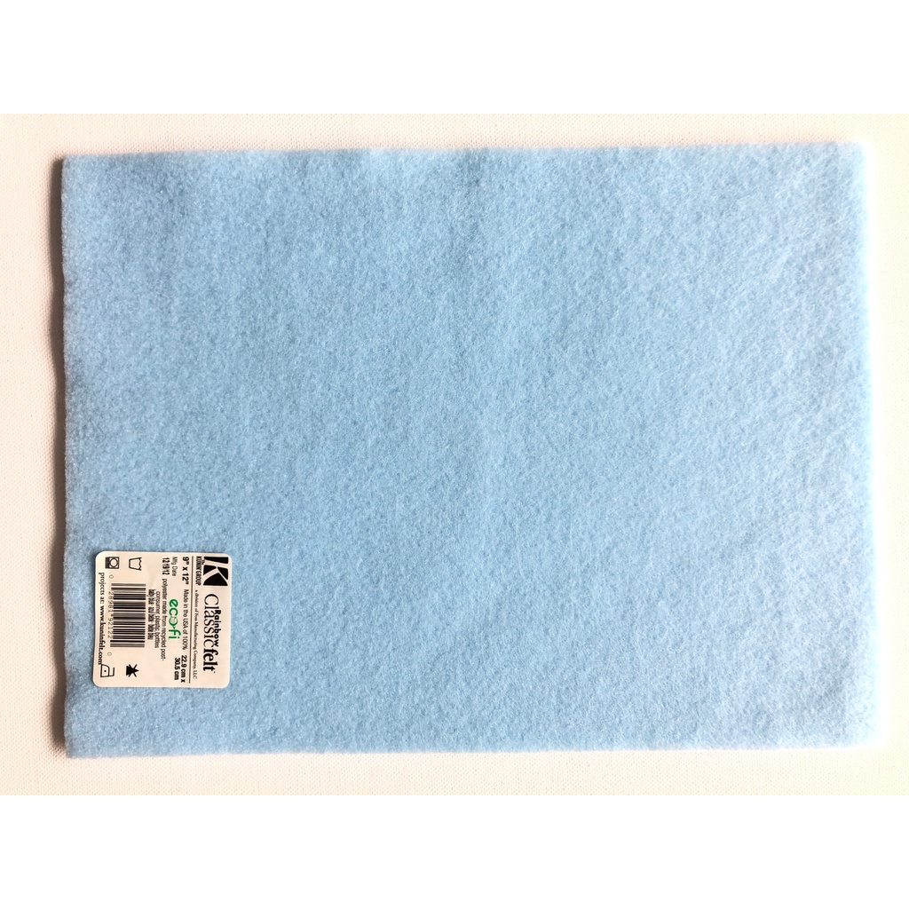 Rainbow Classic Felt 9x12, Baby Blue | Shopee Malaysia