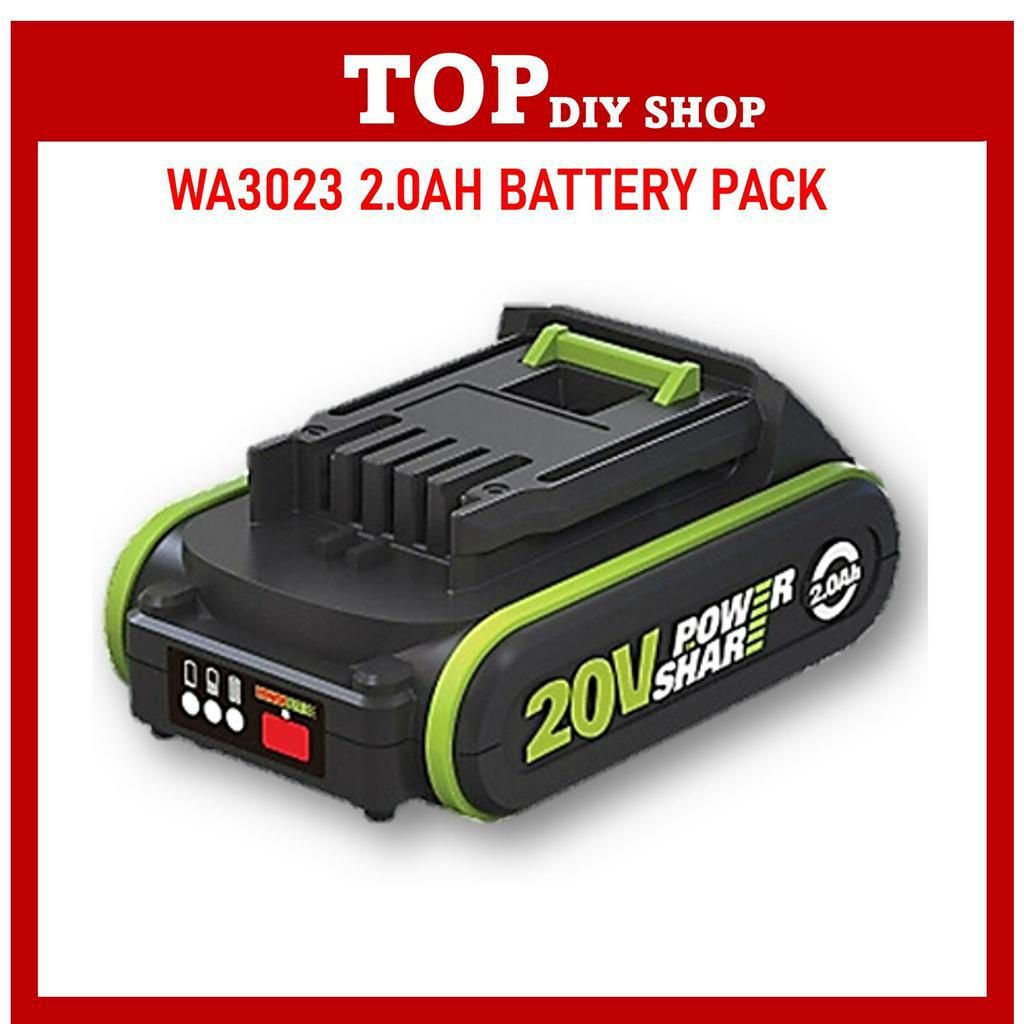Worx Battery WA3023 /WA3551 /WA3553 /WA3595 /WA3593 20V Max Lithium Battery 2.0ah 4.0ah Worx ...