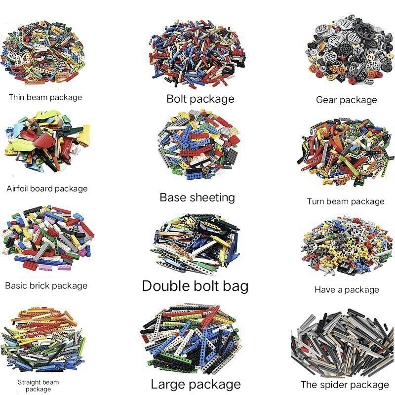 Compatible With Lego Building Blocks Technology Parts Bulk Small ...