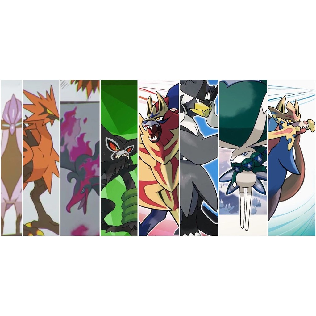 Pokemon Sword and Shield Legendary Mythical GMAX or normal Pokemon ...