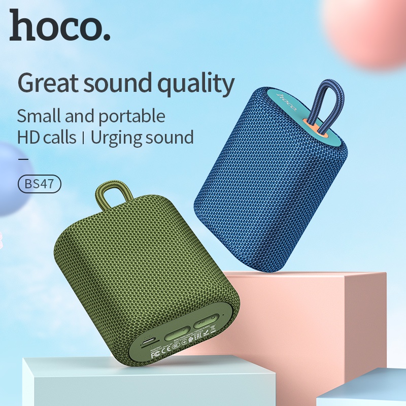 Hoco Genuine 100% BS47 Bluetooth Speaker Bluetooth 5.1 Wireless ...