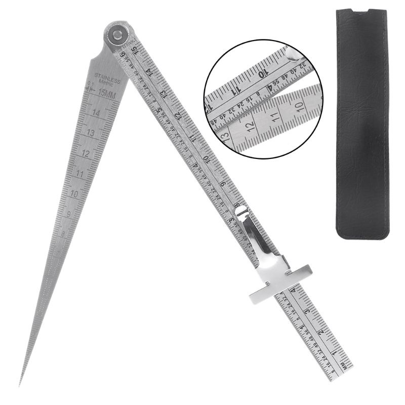 MKR Stainless Steel Gap Taper Gauge Depth Ruler Set 间隙尺 塞尺 锥形尺 | Shopee ...