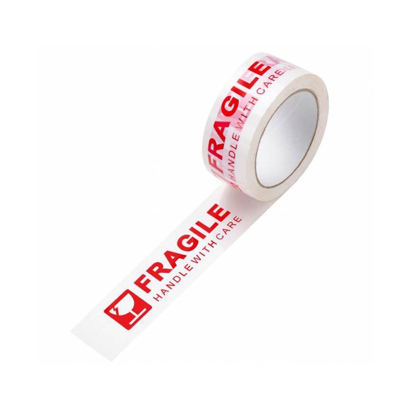 Fragile OPP tape 50mic x 48mm x50m (handle with care) | Shopee Malaysia