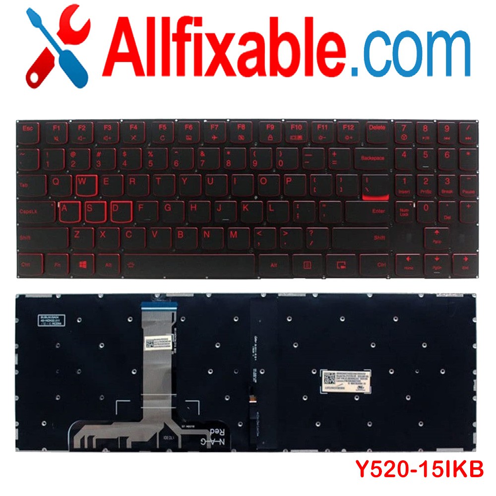 Lenovo Legion Y520-15IKN Y520-15IKBA Y520-15IKB Backlit Series PC5YB-US ...
