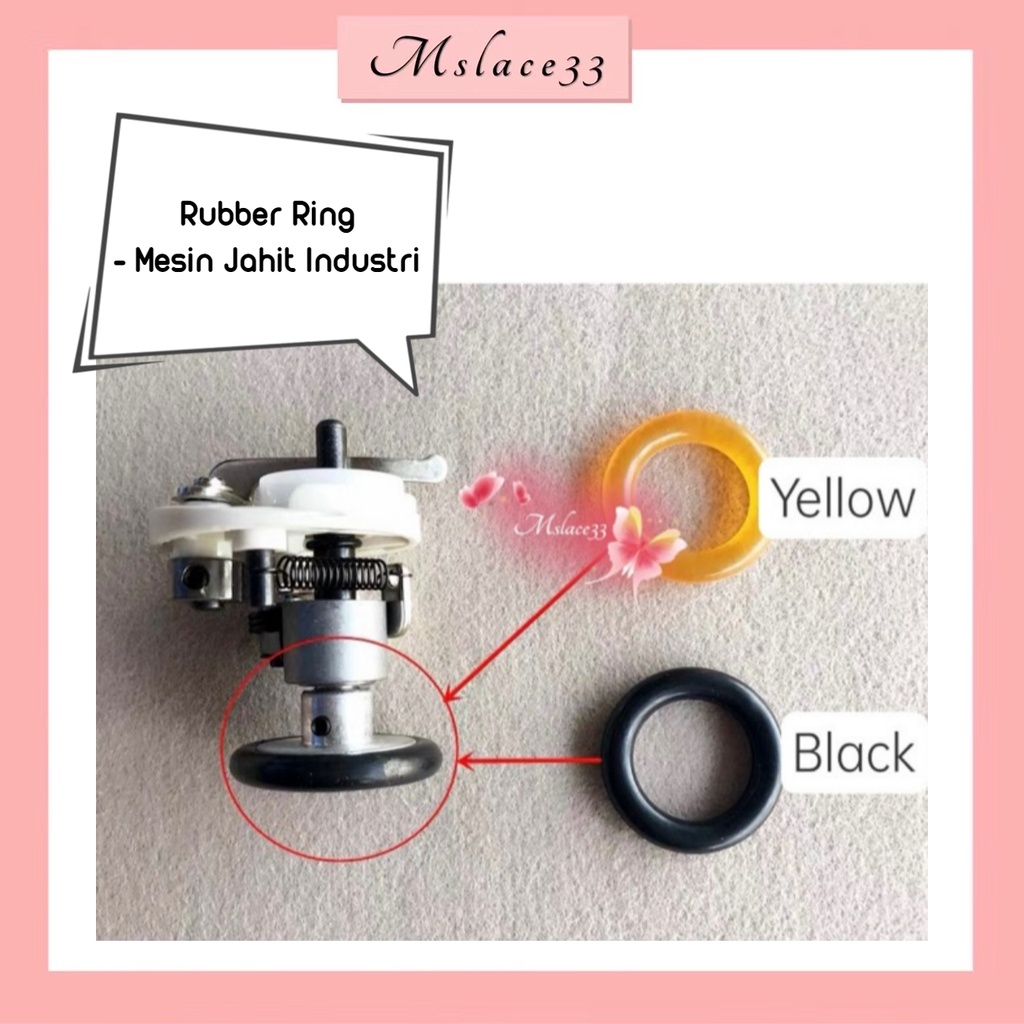 Getah Mesin Jahit Industri (Rubber Ring)/ Getah Gulung benang / Getah ...
