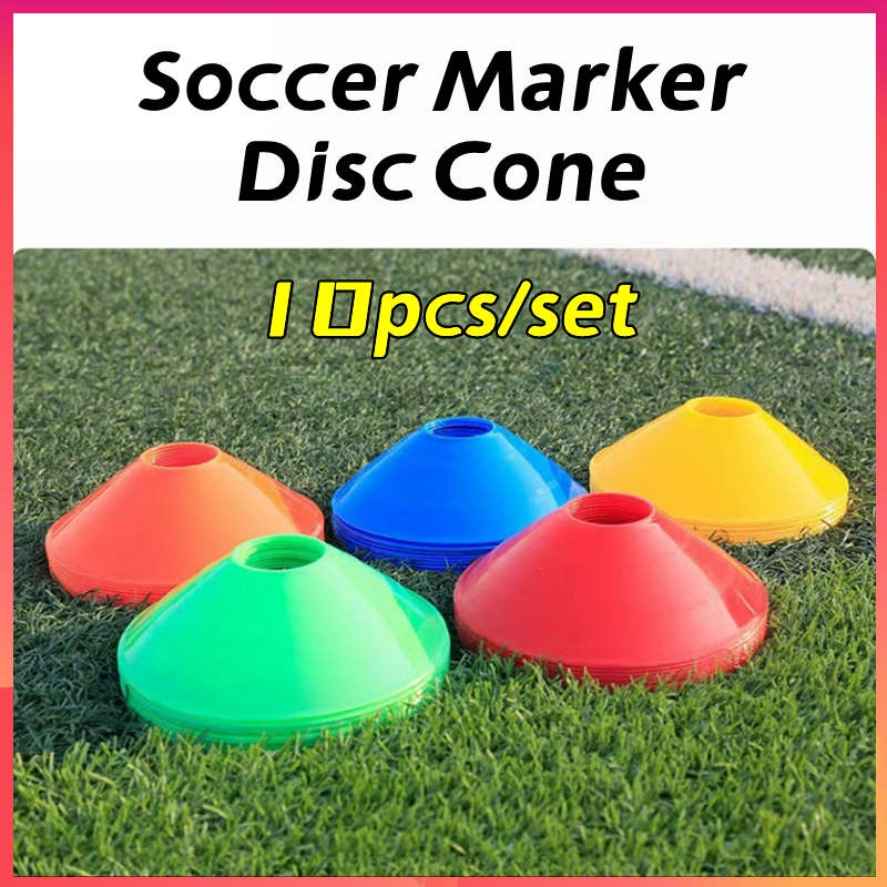 [10PCS] Soccer Football Training Cones Disc Speed Training Markers ...