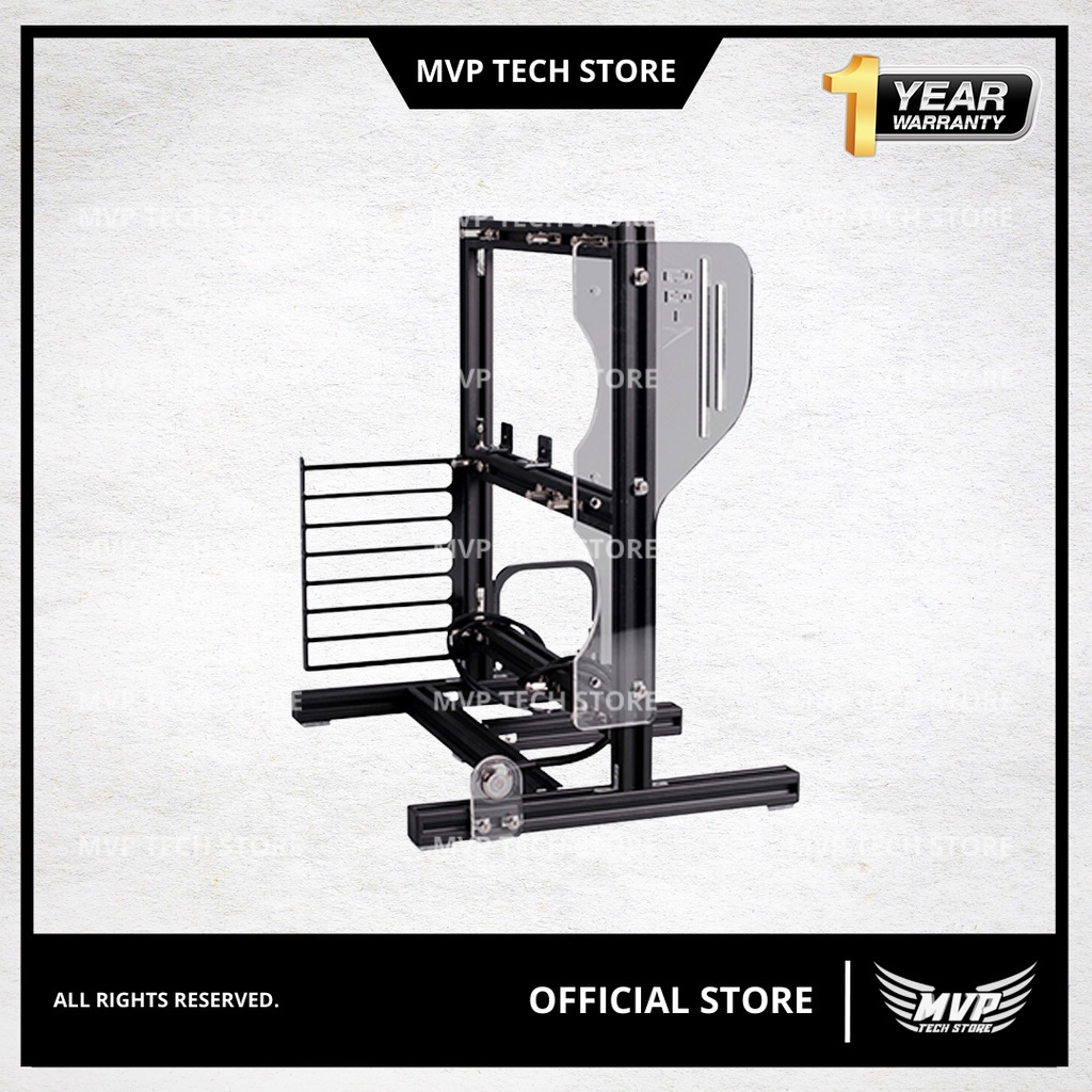 DIY ATX COMPUTER TEST BENCH ALUMINUM OPEN CHASSIS WITH WATER COOLING ...